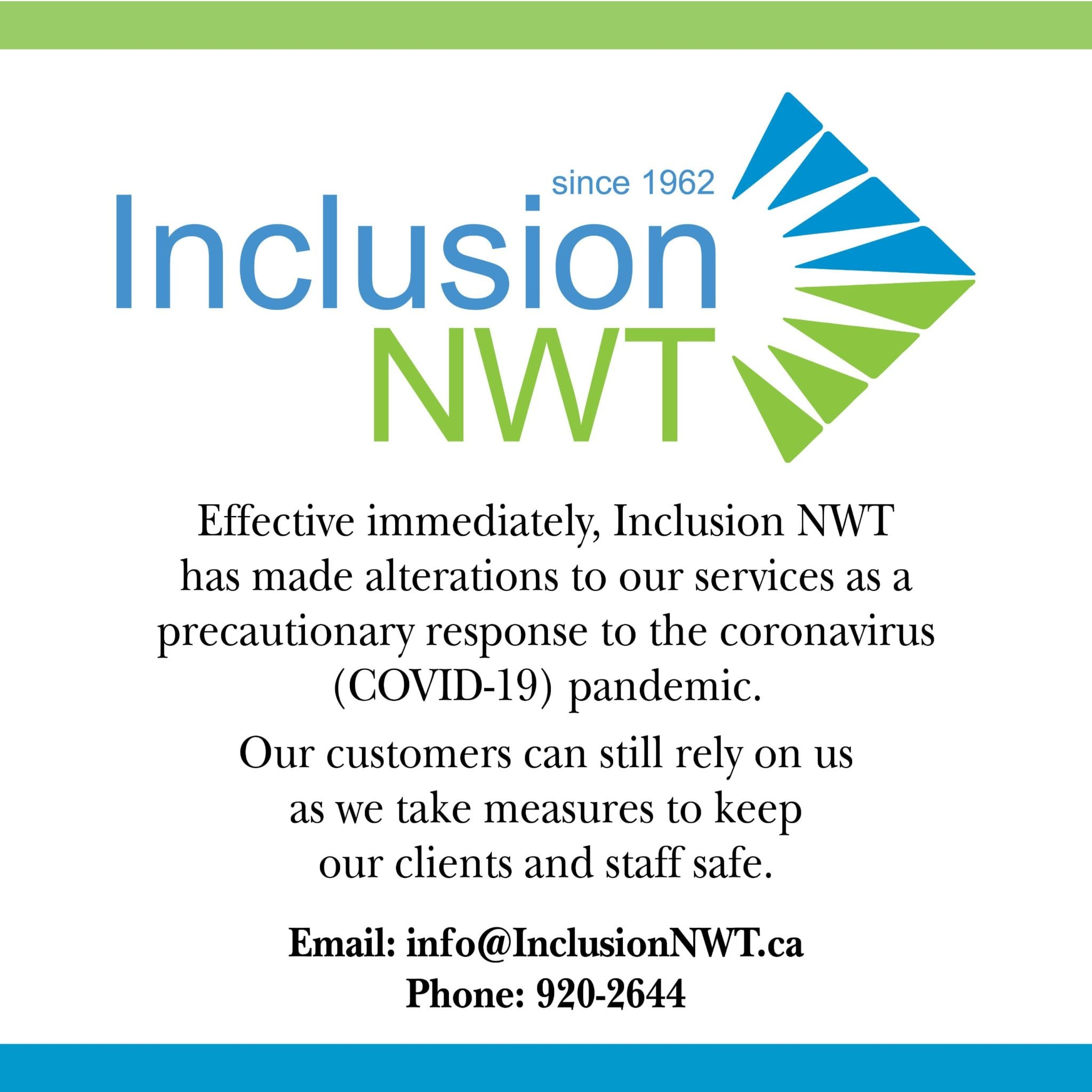 Inclusion NWT – Buy North